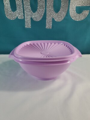 Tupperware Servalier Bowl 5.25 Cups Classic Lilac Purple bowl Purple | eBay
