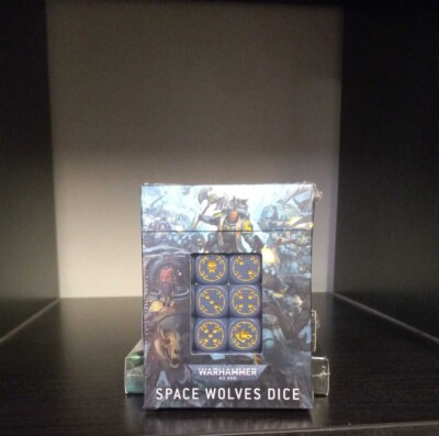 Warhammer 40K Space Wolves Chapter Dice Space Marines Dice 20x 16mm ...