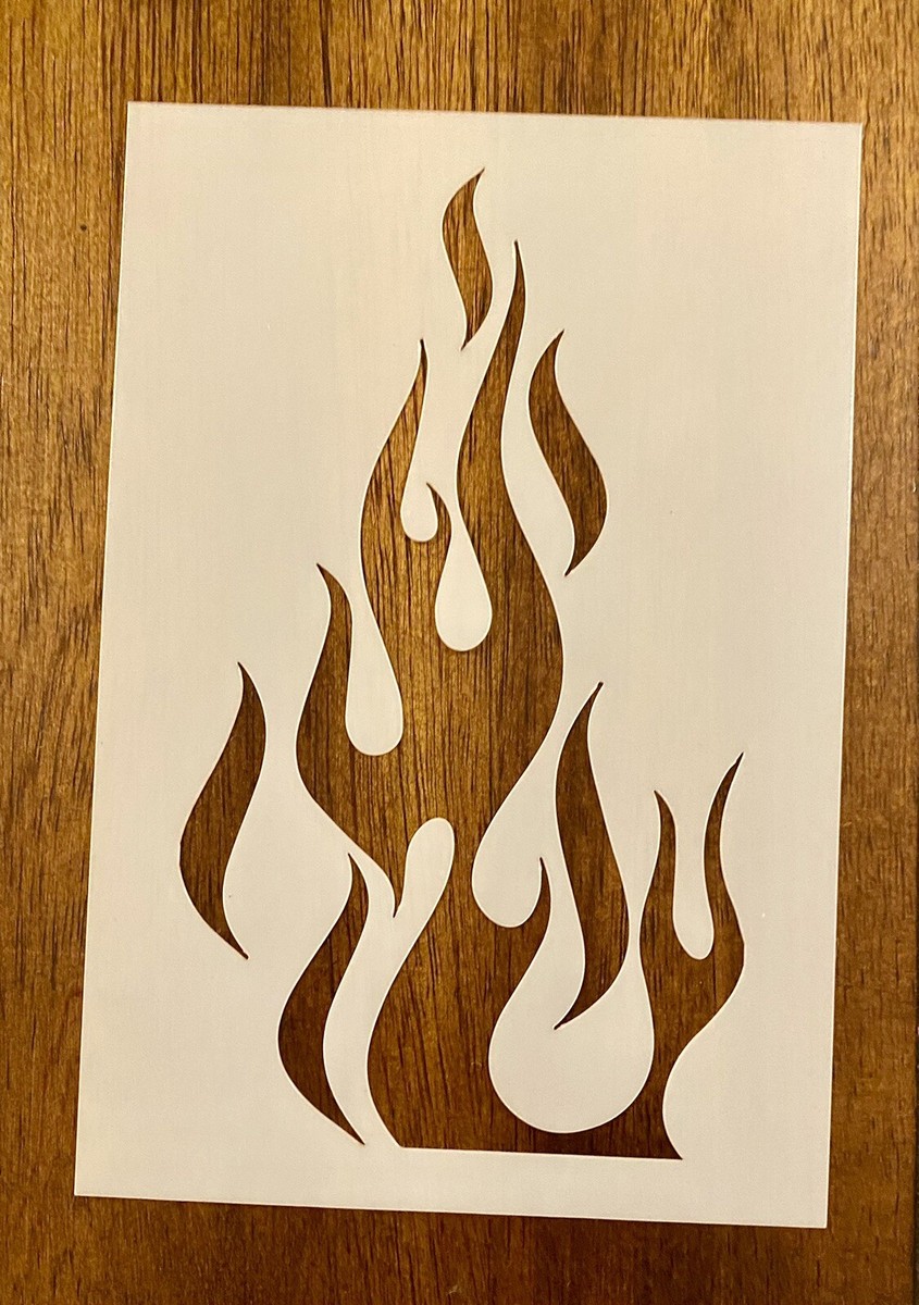 La Flames Stencil Travis Scott La Flame Design Funny Premium Poster