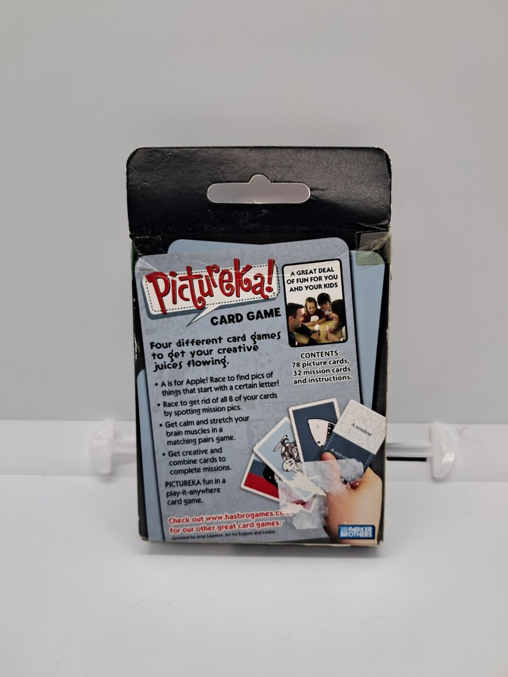 Family Game Hasbro PICTUREKA! Card Game Night 100% Complete | eBay