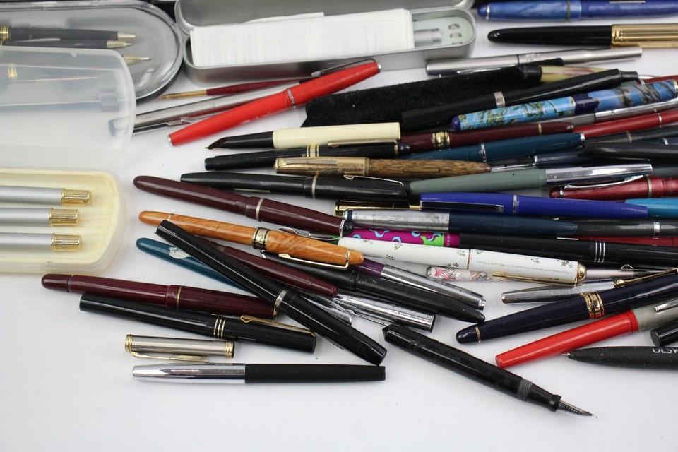 Writing Instruments Assorted Inc Fountain Pens Ballpoint Biro ...