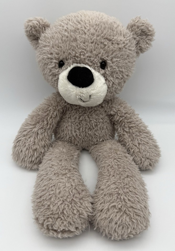 GUND “Fuzzy” the Gray Teddy Bear Plush Toy 6049972 | eBay