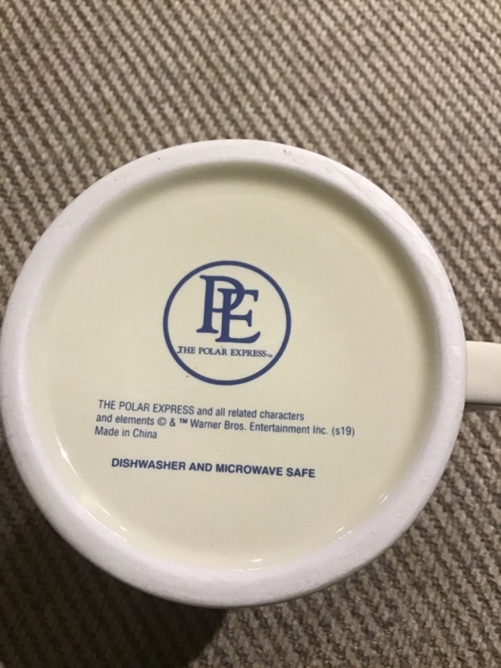 The Polar Express Official Believe Large 3D Mug, VGC, 4.5" tall | eBay UK