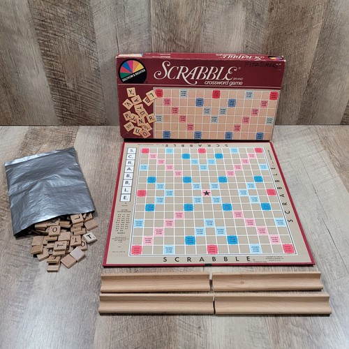 Vintage Scrabble Crossword Game 1982 Selchow & Righter No.17 Complete Set | eBay