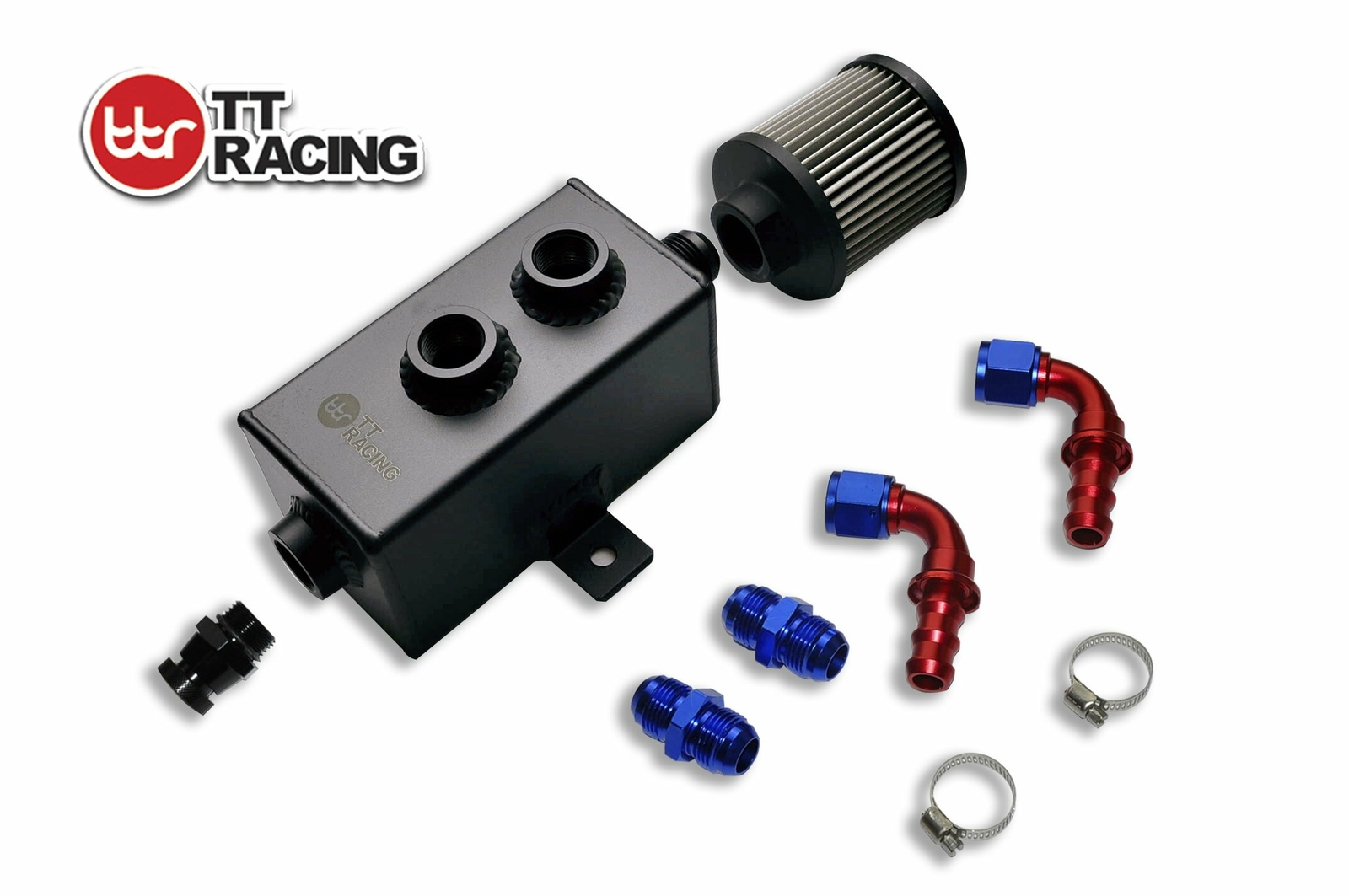 1L OIL CATCH CAN TANK KIT BAFFLED HOLDEN COMMODORE VB VC VH VK VL VN VR ...