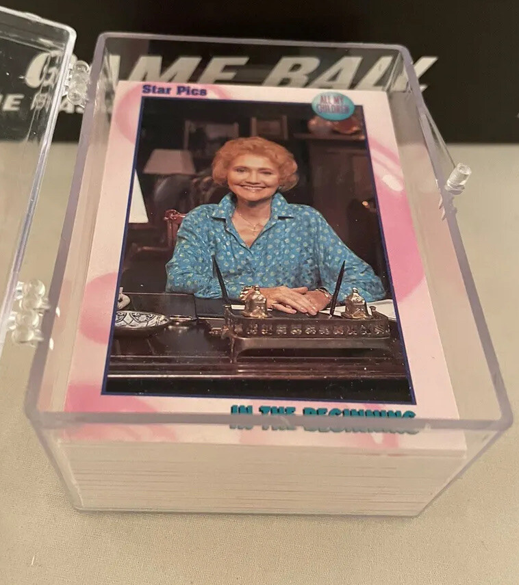 1991 All My Children Trading Cards By Star Picks 72 Card Set | eBay