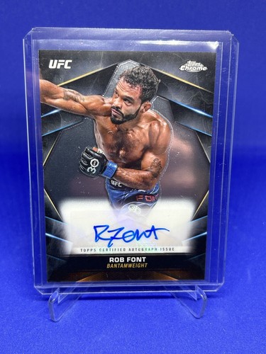 2024 Topps Chrome UFC Rob Font Autograph Card #CVA-RFO | eBay