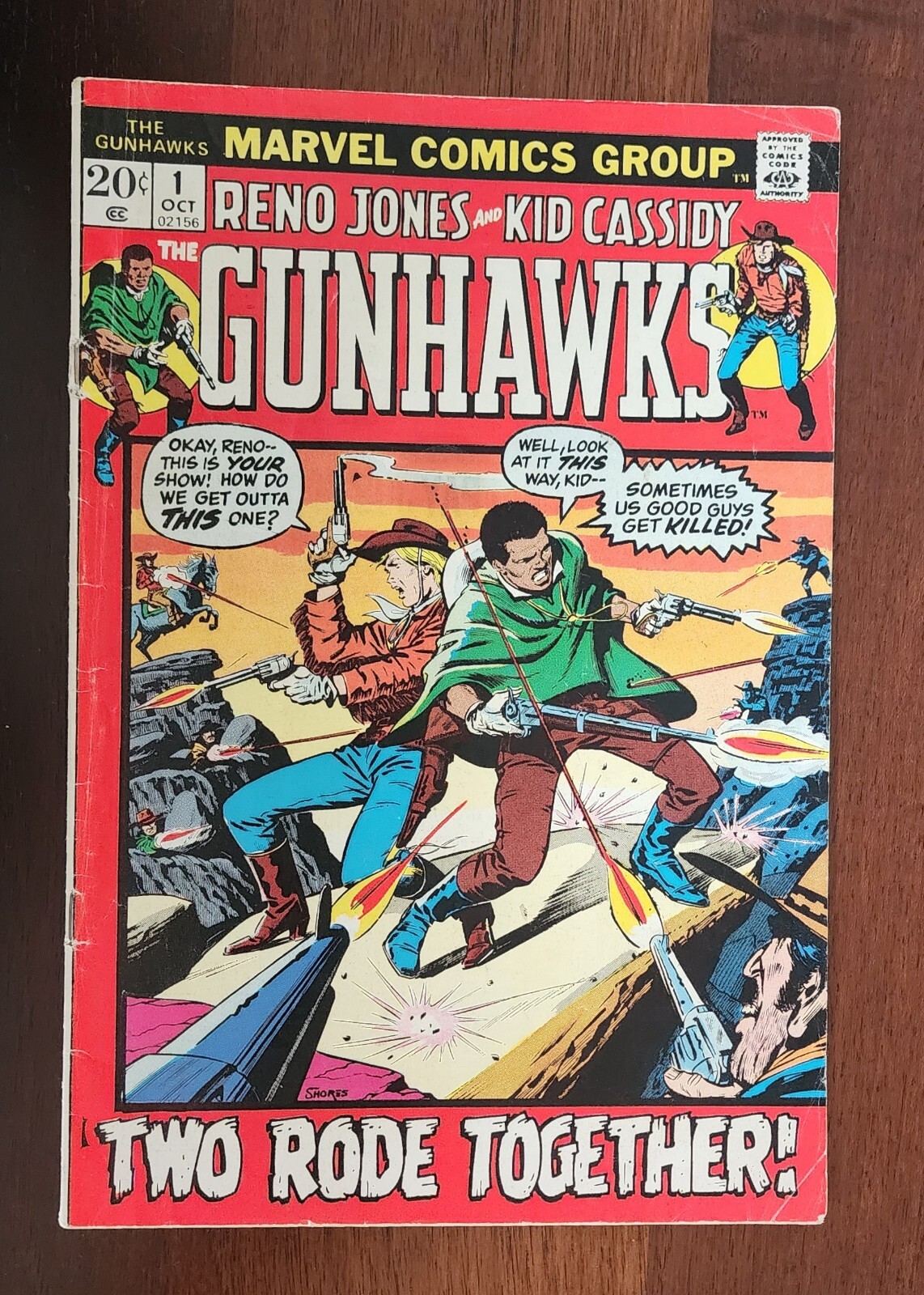 Gunhawks #1 - The Thundering Herd (Marvel, 1972) VF+/NM | eBay