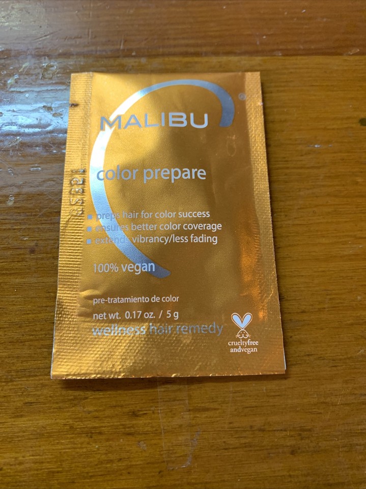 Malibu Color Prepare .17 oz Vegan Preps Hair for Color Success | eBay