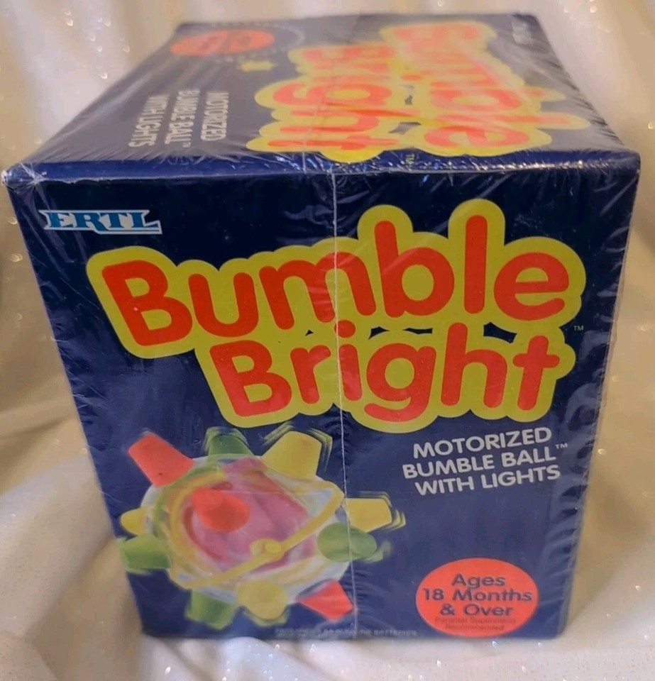 ERTL Motorized BUMBLE BALL With Bright Lights Bouncing NEW SEALED 1994 VINTAGE | eBay