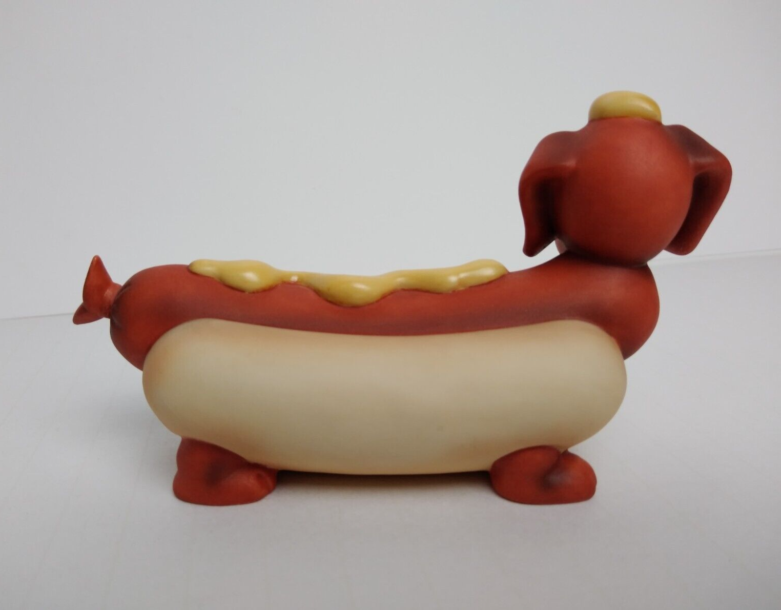 Enesco Stewart Moskowitz 1997 Hotdog Dachshund Figurine Rare | eBay