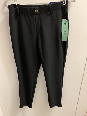Lark + Grey Pants PL Waist 31” Inseam 27” Black Skinny Mid Rise | eBay