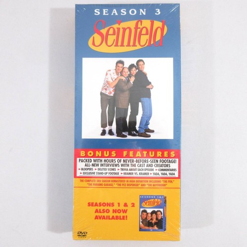 Seinfeld Season 3 DVD 4 Disc Set New Sealed | eBay