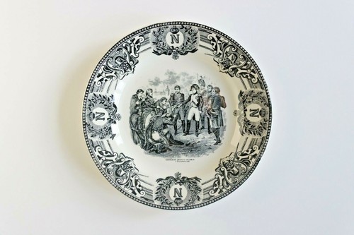 belgian BOCH Napoleon battle plate - Napoleon devant Madrid 3 decembre ...