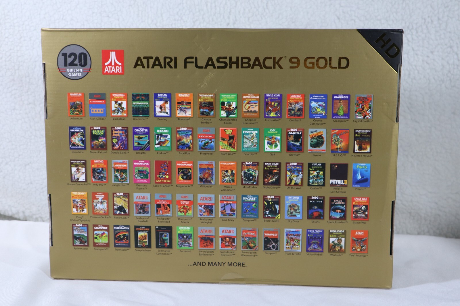 Atari Flashback 9 Gold Console with 120 Built-in Games for sale online ...