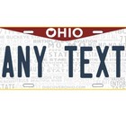 OHIO License Plate Personalized Custom ADD YOUR TEXT | eBay