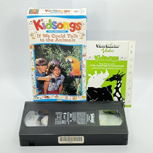 Kidsongs If We Could Talk to Animals Warner Bros VHS 1993 Sing-Along ...
