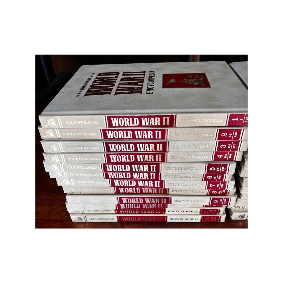 Illustrated World War II Encyclopedia Complete Set Volumes 1–24 ...
