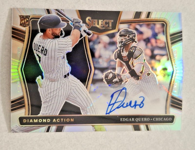 Edgar Quero - 2025 Panini Select Silver Diamond Action Auto Chicago | eBay
