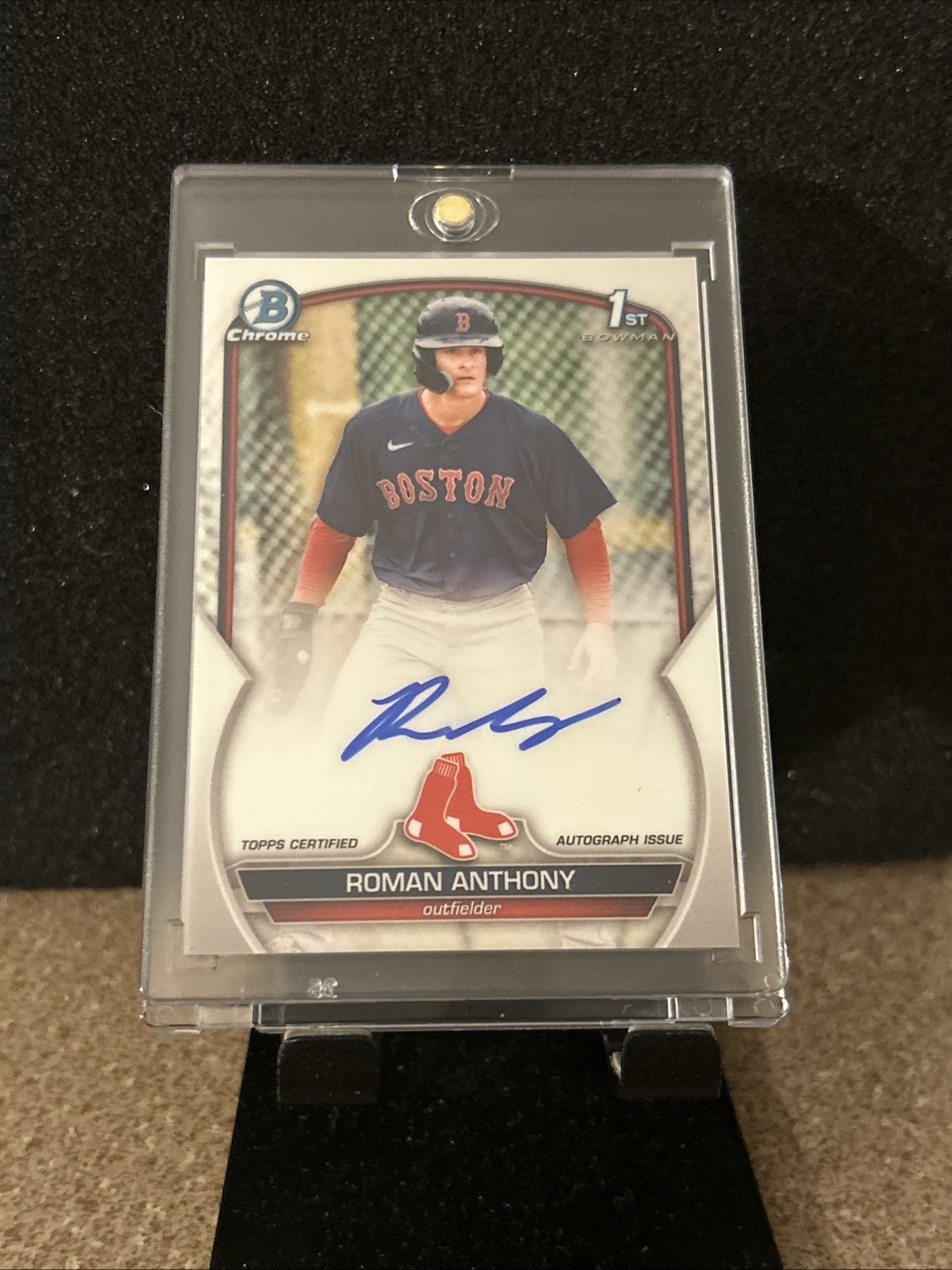 Roman Anthony 2023 Bowman #CPA-RA Chrome Prospect Auto (1st) Price ...