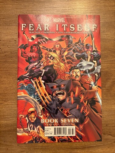 Fear Itself # 7 NM 1st Print Variant Cover Marvel Comic Book Wolverine ...