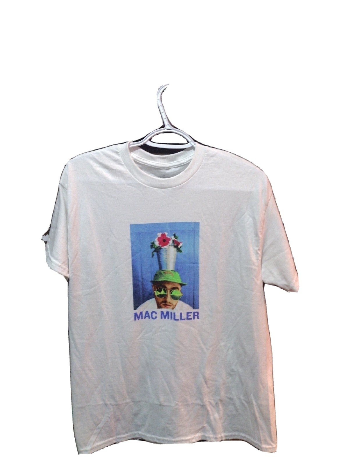 BRAND NEW Mac Miller UNISEX T-Shirt Medium White Flower Tour Hip Hop ...