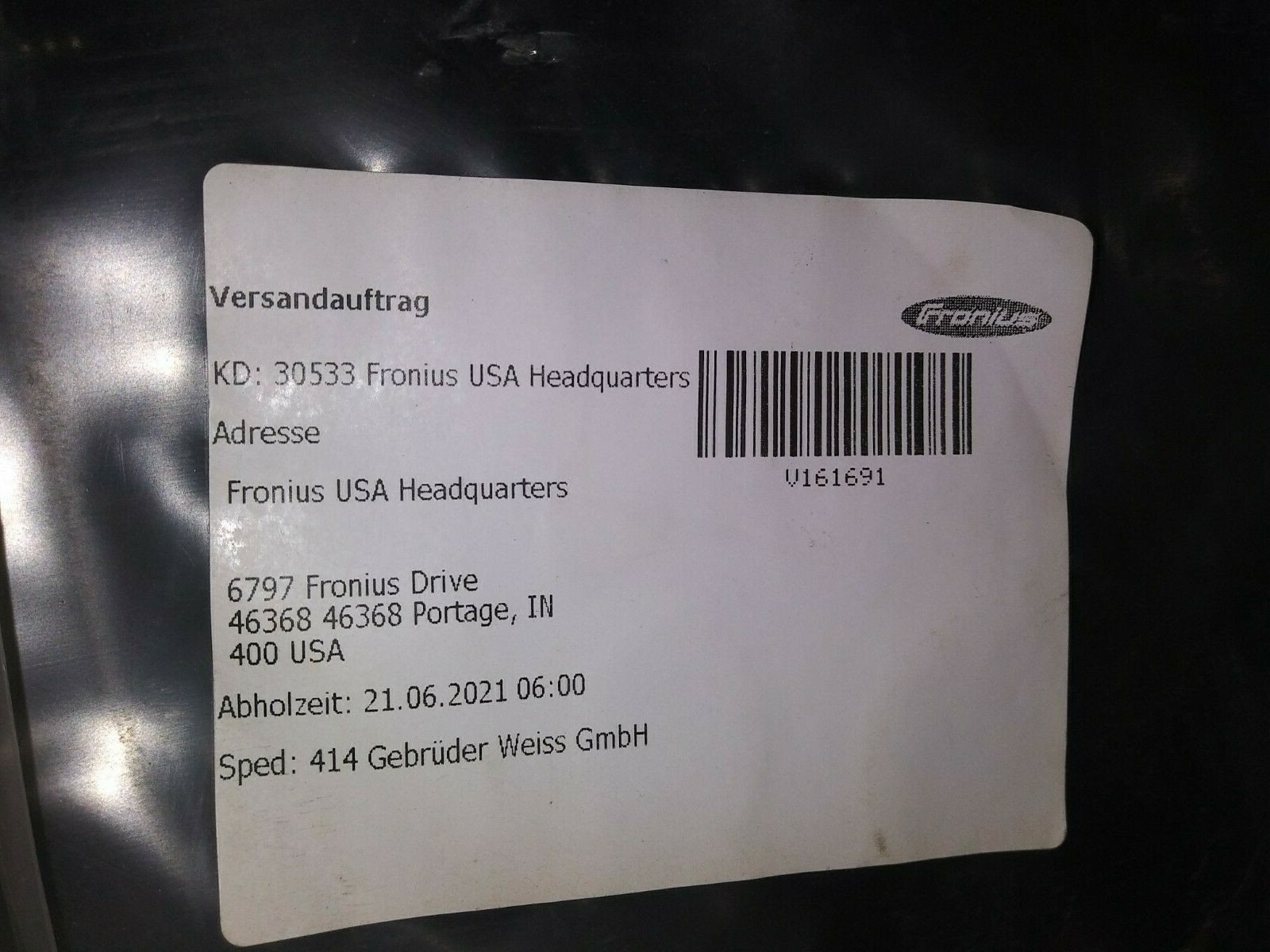 Fronius HOSE PACK HP 95i EXT R SB60 /W (3m / 9.84ft CK) NEW 4,051,208 ...