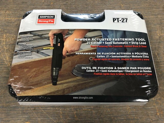 Simpson Strong-tie Pt-27 .27 Caliber Powder Actuated Tool Fastening ...