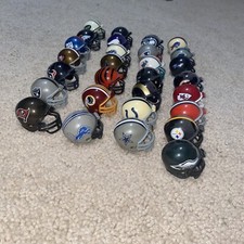 Mini NFL Football Helmets Collectible Complete Set of All 32 Teams ...