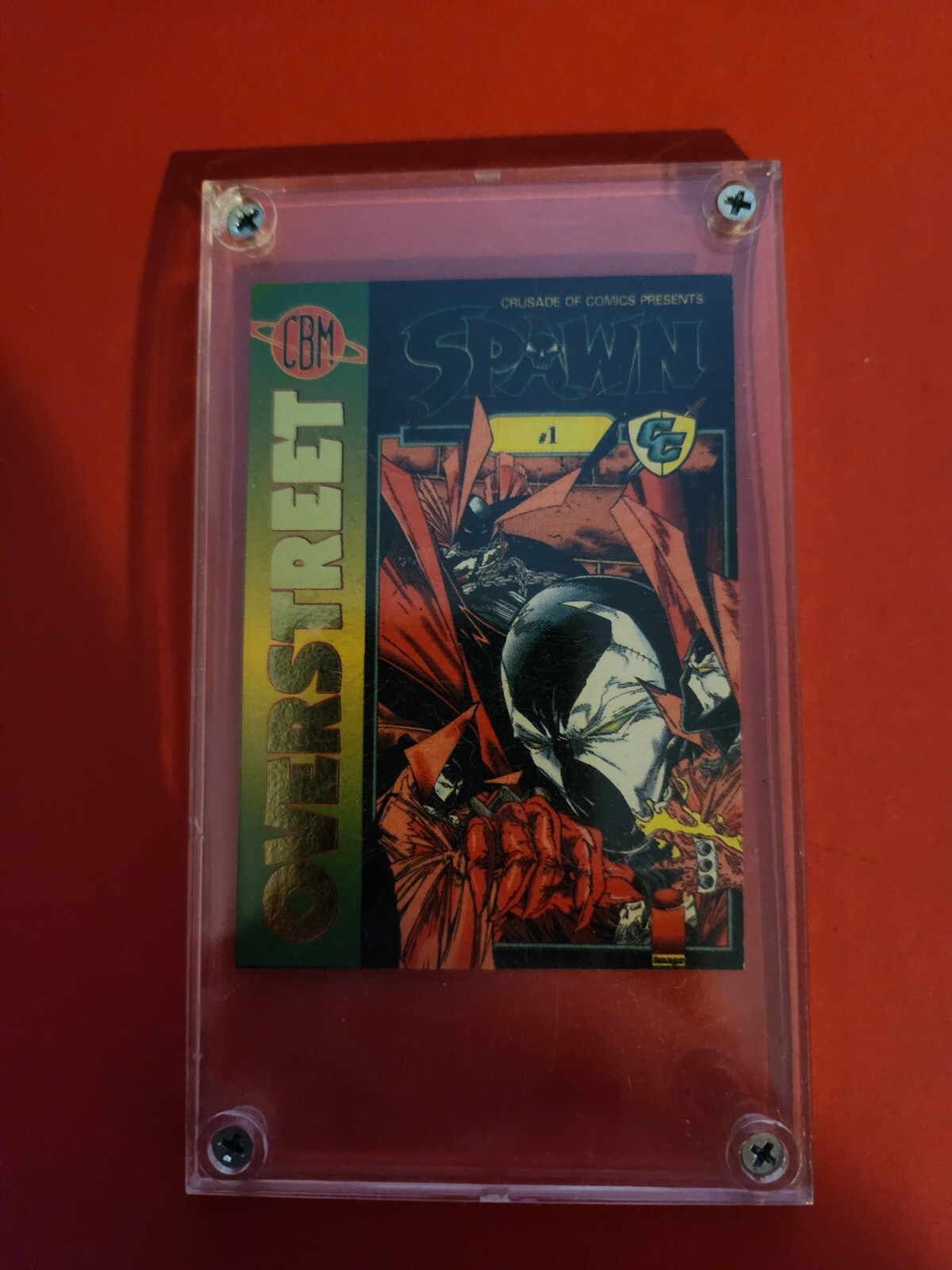 Spawn 1993 Overstreet Fan Magazine CBM Give Away Gimmick Promo Card 1 ...