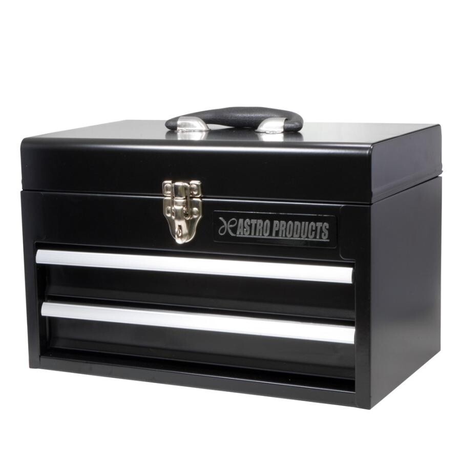 ASTRO PRODUCTS compact tool box CTB368 Black color Two tiers From Japan ...