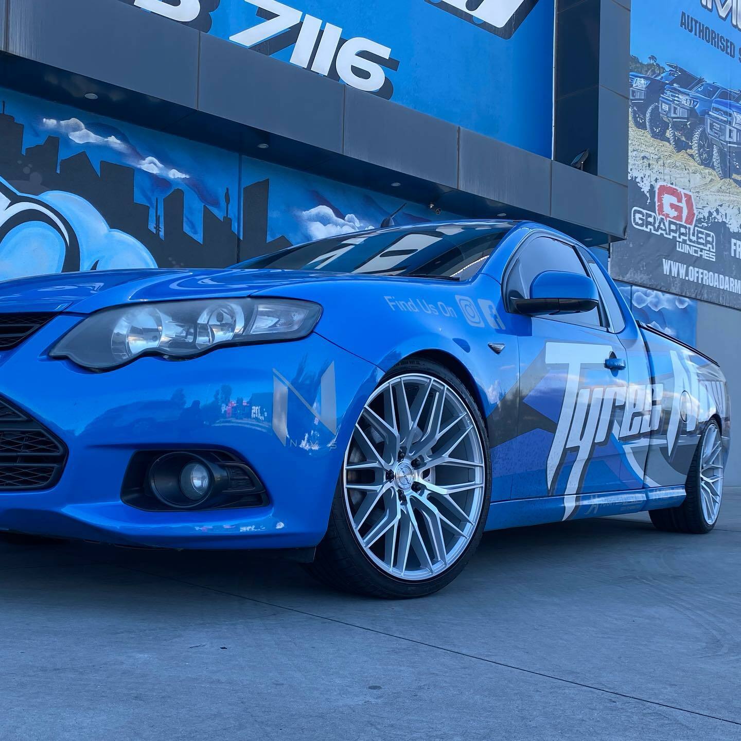 20" inch Wheels INOVIT BLITZ Silver Staggered Size 20x8.5 20x10 PCD ...