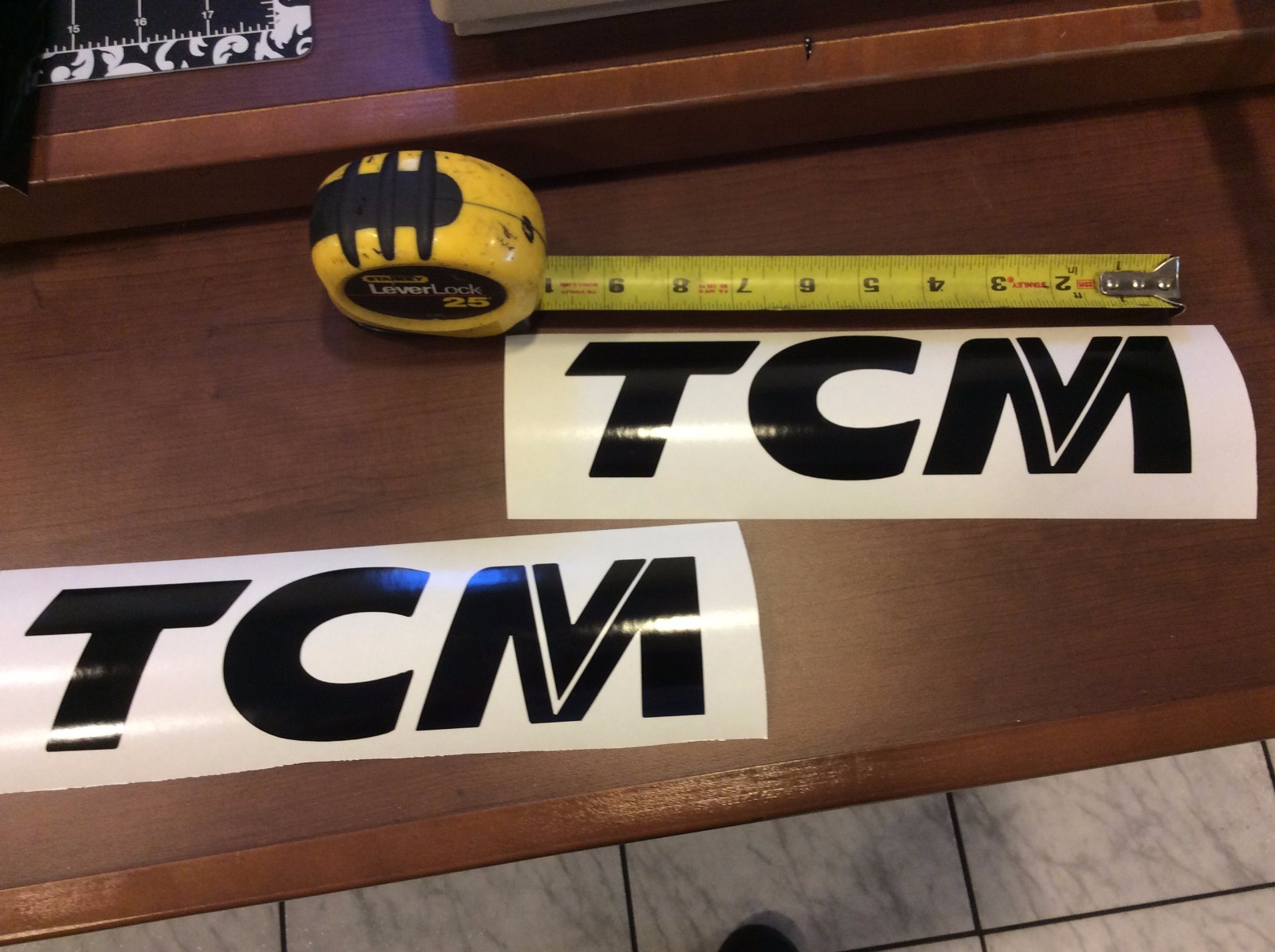 TCM vinyl decal , TCM forklift decal -- Black Vinyl | eBay