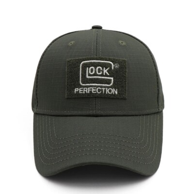 GLOCK PERFECTION CAP. ARMY GREEN COLOR. NEW WITH TAGS IN SEALED BAG ...