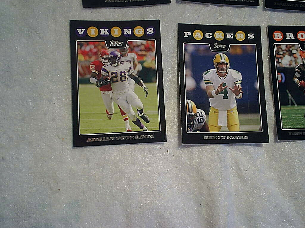 2008 TOPPS FOOTBALL PREVIEW SET COMPLETE,Favre,Tom Brady,Peyton Eli ...