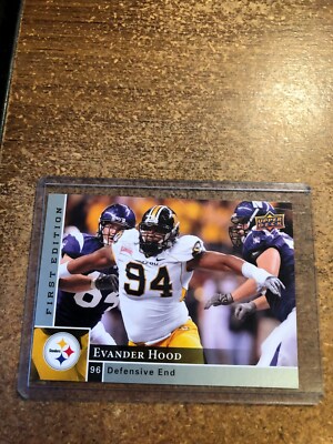 2009 Upper Deck First Edition Silver Football # 165 Evander Hood RC | eBay