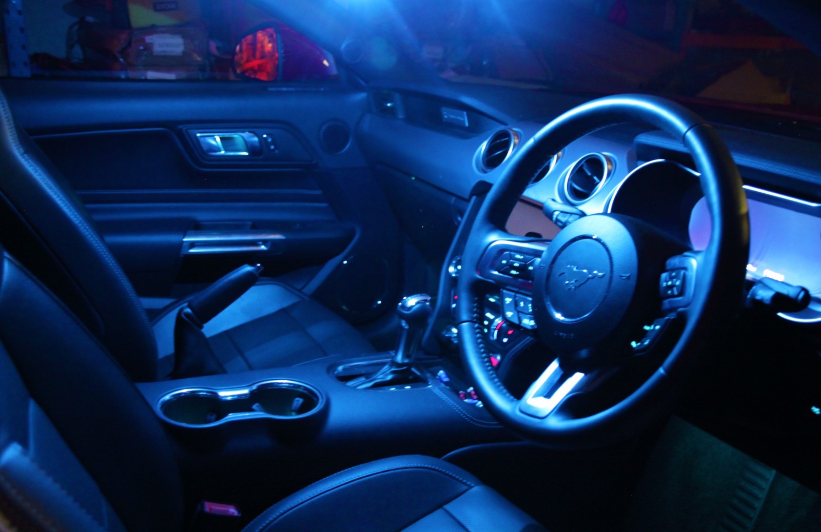 Bright Icy Blue LED Interior Light Upgrade Kit for Ford FM FN Mustang ...