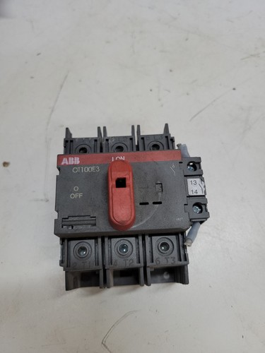 ABB OT100E3 GENERAL PURPOSE SWITCH INTERRUPTEUR 600VAC 100A | eBay