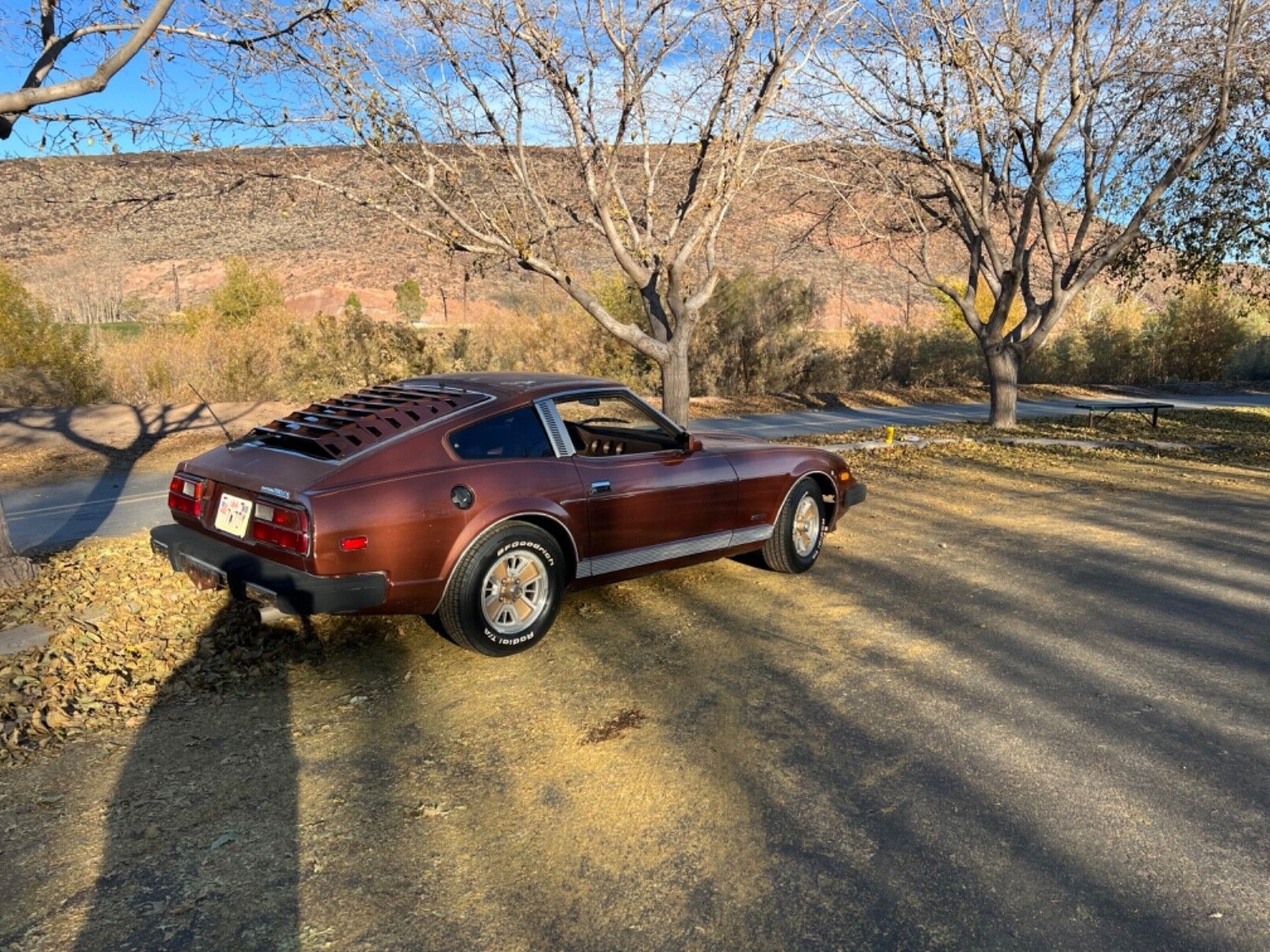 1979 datsun 280zx 2dr manual coupe brown interior with bronze exterior ...