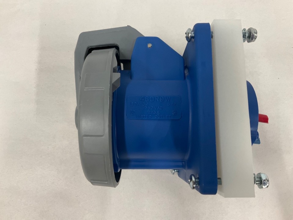 Hubbell 460R9W 60A 250V 3Ø 4 Wire Pin and Sleeve Receptacle | eBay