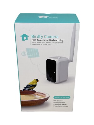 BIRDFY Camera FHD Camera For Birdwatching & BIRDFY Solar Panel - NEW ...