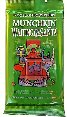 Munchkin: Waiting for Santa Booster Pack 15 Card Expansion New Factory ...