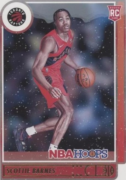 2021-22 Panini NBA Hoops - Rookies Winter #227 Scottie Barnes (RC) for ...