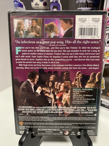 Music and Lyrics (DVD, 2007) for sale online | eBay