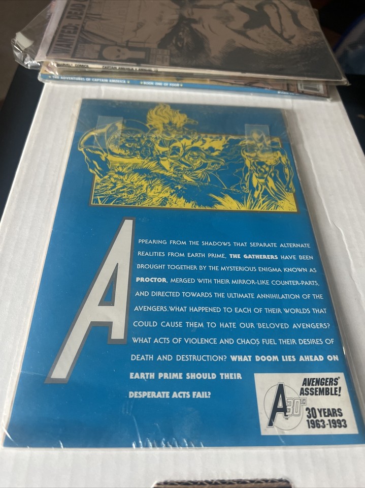 Avengers #363 Marvel Comics Embossed Foil cover nm 1993🔥 FREE SHIPPING ...