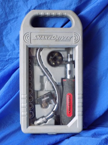 DuraPRO Snake Driver Ratcheting Screwdriver Flexible Shaft w Sockets ...