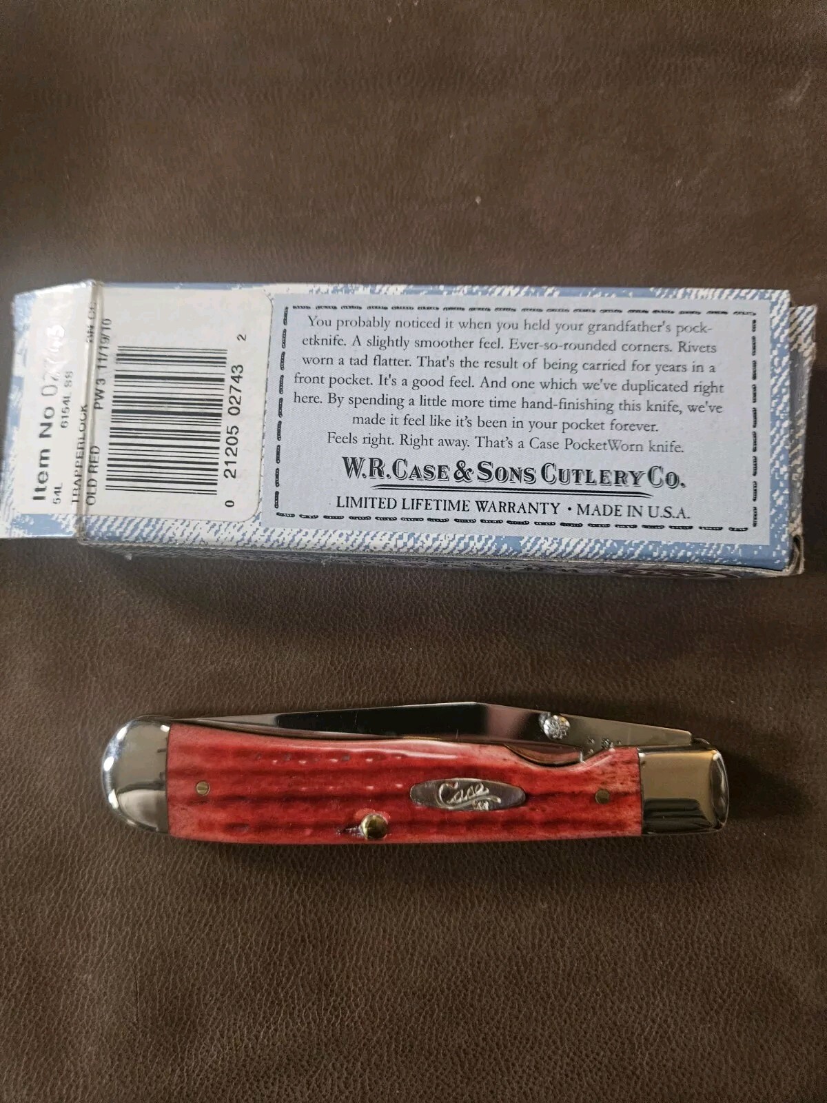 2010 Case Trapperlock Pocket Worn Old Red | eBay
