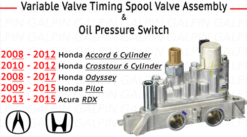 🔥 Genuine OEM Honda Spool Valve Variable Timing Assembly FR 15810-R70 ...