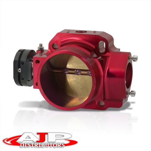 68mm Red Aluminum Air Intake Throttle Body For Honda Civic CRX Del Sol ...