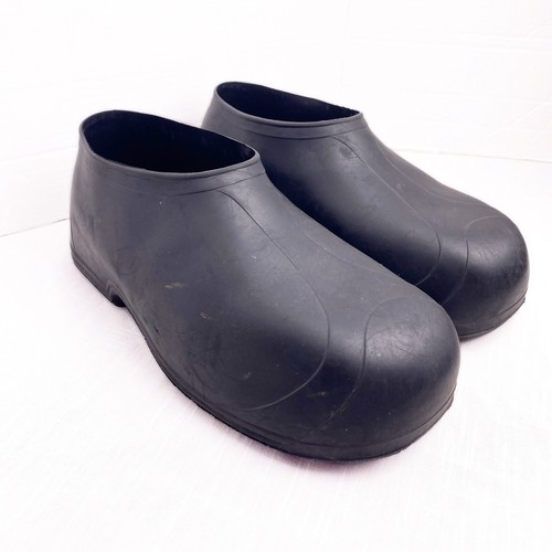 TINGLEY WEATHER TUFF STRETCH BLACK RUBBER OVERSHOES Men’s Size Large (9 ...